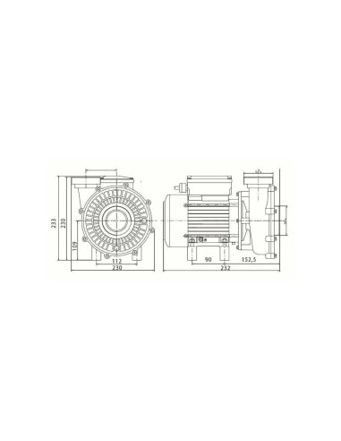 Pump Solubloc 20 compatible with Desjoyaux P25 - ideal replacement ...