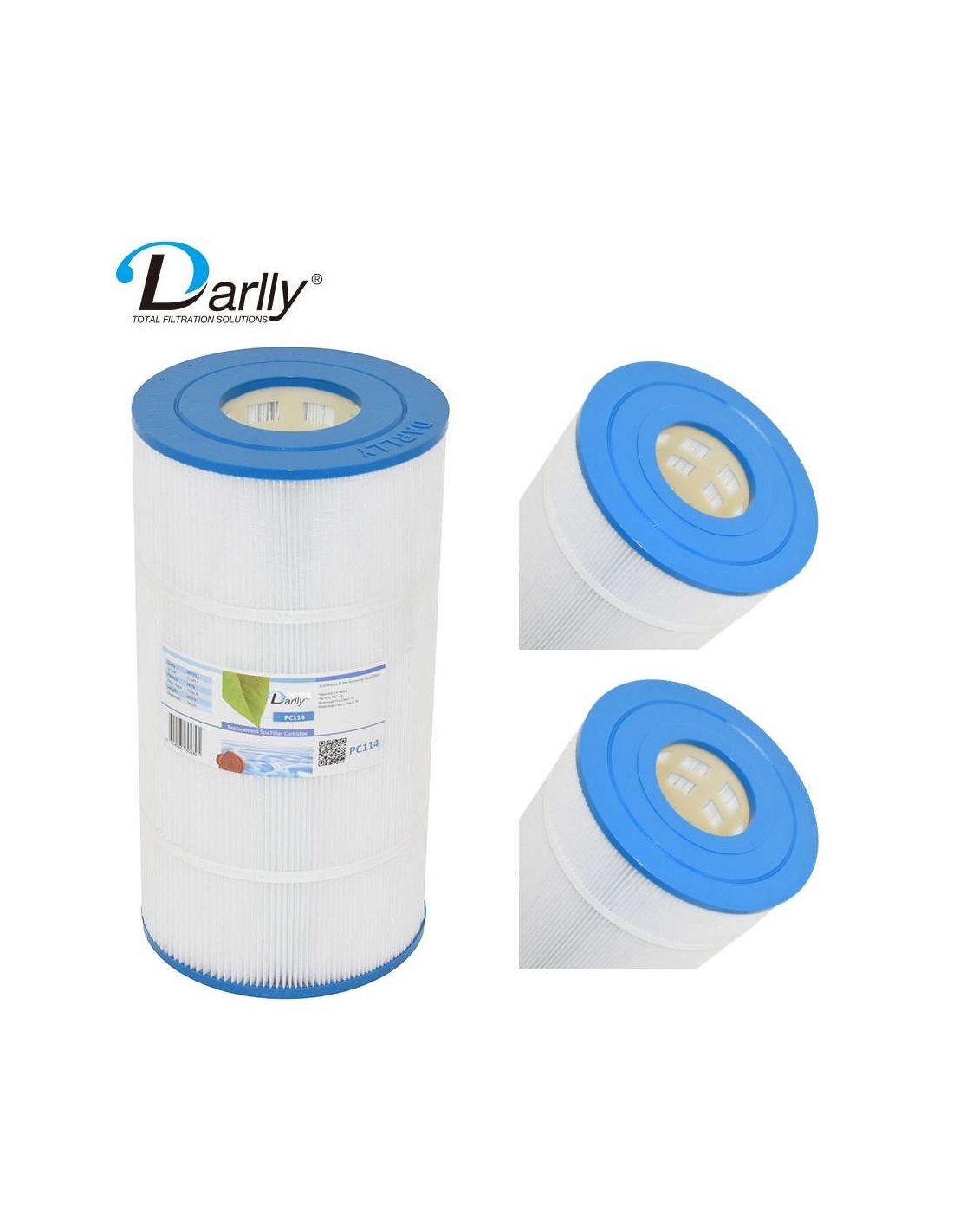 Darlly PC114 Filter Cartridge | Compatible with Hayward CX760RE, Sta ...